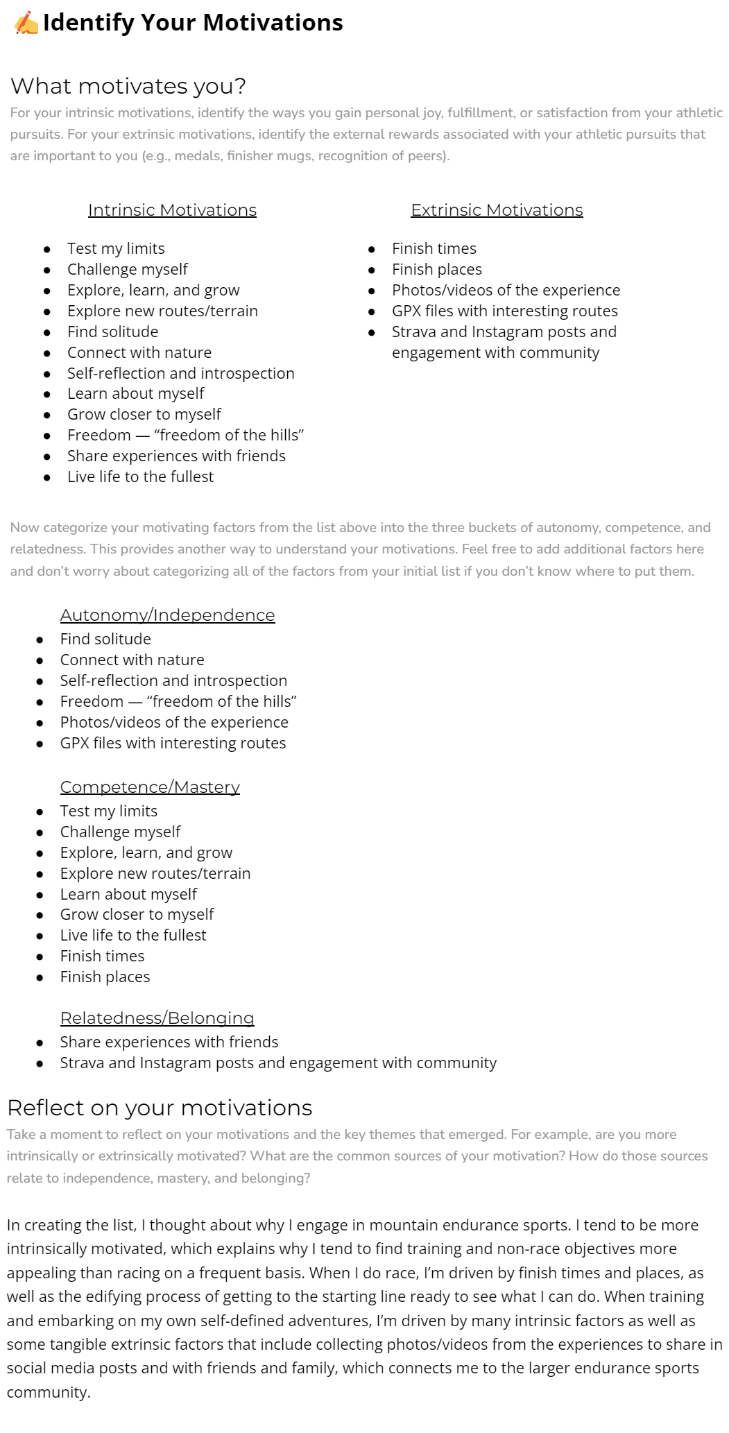 Guide to Motivation – Alp Fitness